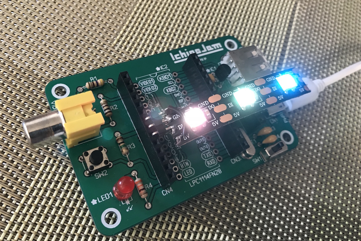 IchigoJamで計算する色相環、色相・彩度・明度を光の三原色に / HSV2RGB in BASIC